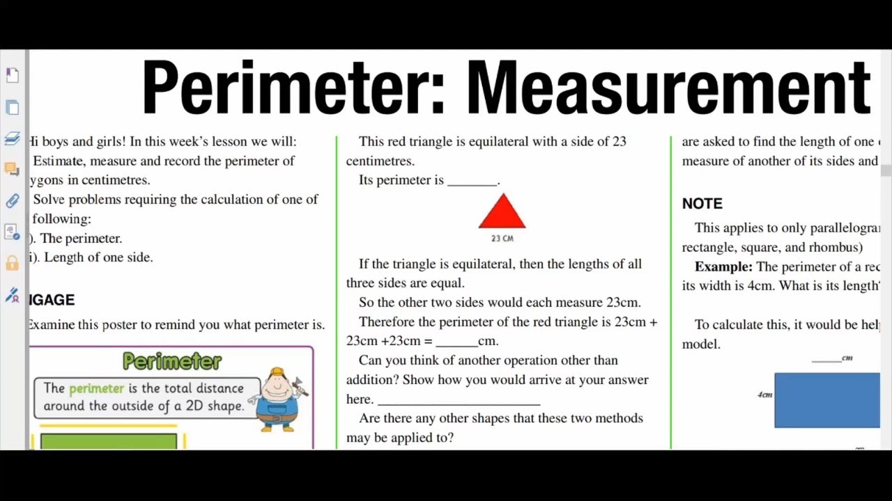 Perimeter - Measurement - YouTube