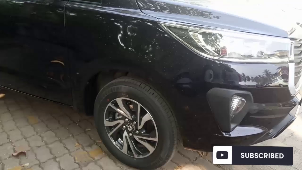 FIRST INNOVA CRYSTA IN TRIVANDRUM Sparkling black crystal shine colour ...