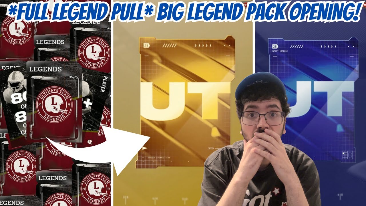 *FULL LEGEND PULL* BIG LEGEND PACK OPENING IN MADDEN 25!! - YouTube
