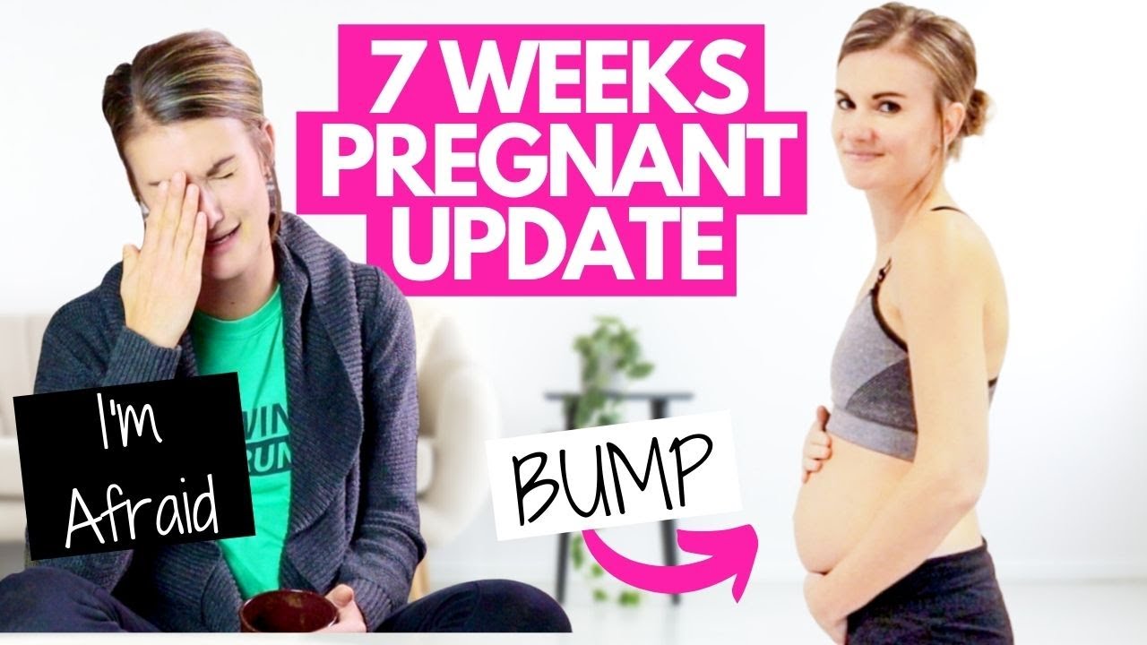 My Bump+Early Symptoms+Miscarriage Fears|7 Week Pregnancy Update - YouTube