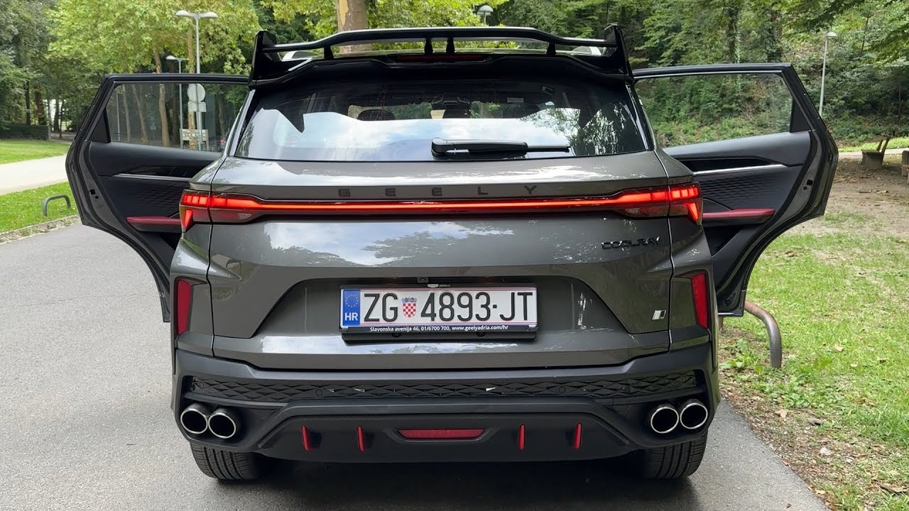 New GEELY COOLRAY 2024 - PRACTICALITY test & TRUNK SPACE - YouTube
