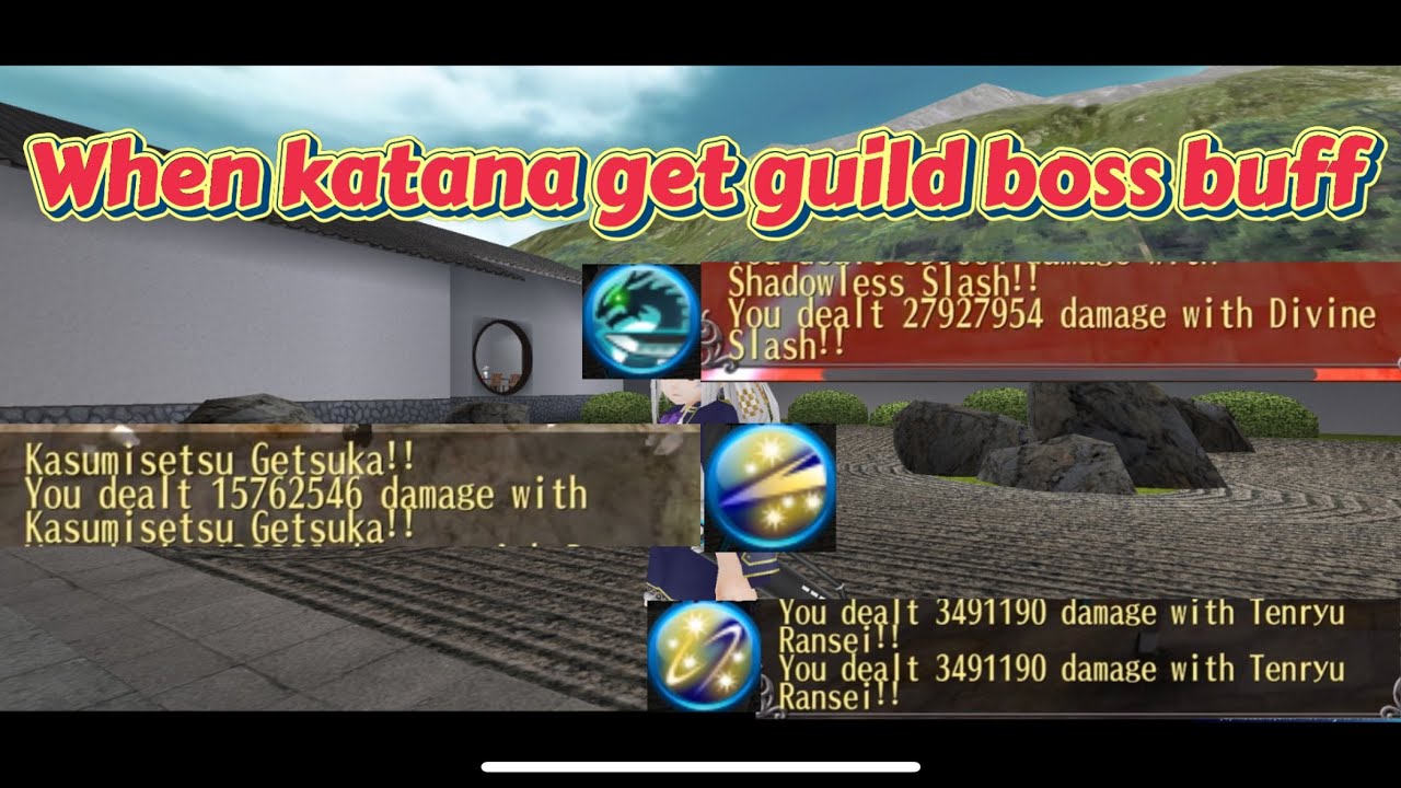 Toram-When katana get guild boss buff - YouTube