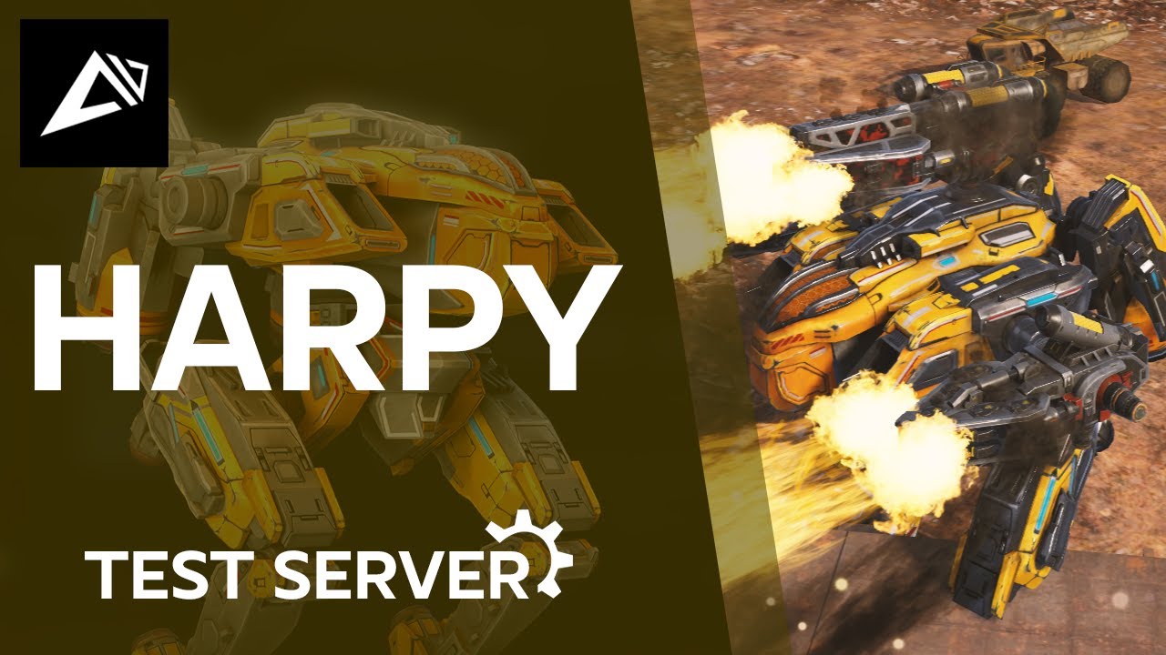 New Robot: Harpy - Gameplay | War Robots Test Server - YouTube