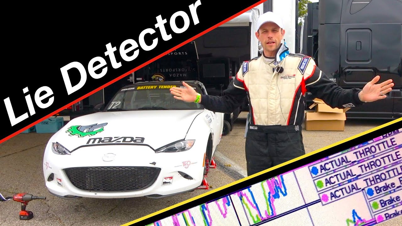 Race driver vs lie detector, MX5 Cup car at Flis Performance - YouTube