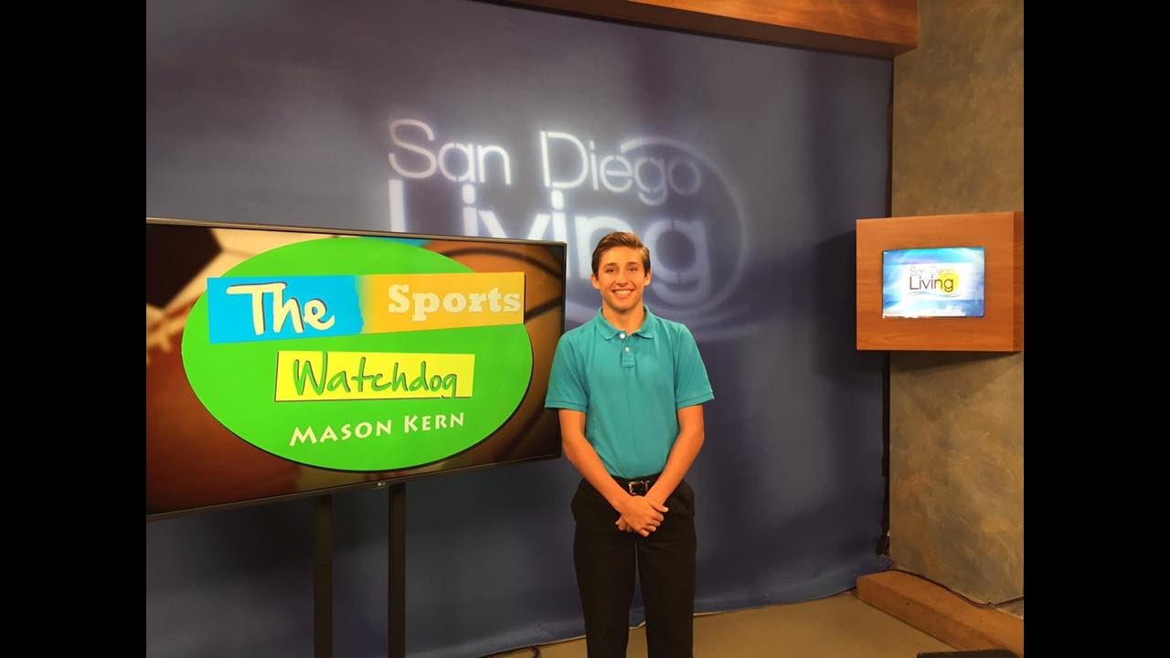 The Sports Watchdog Mason Kern on San Diego Living Discussing the ...