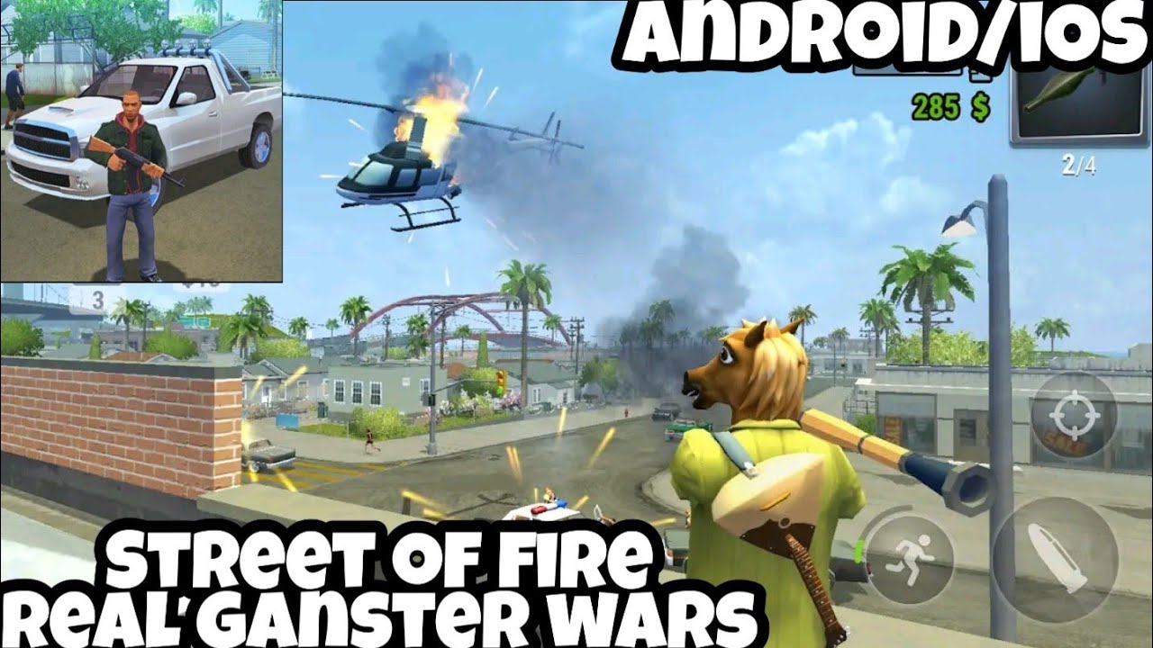Streets of Fire Real Ganster Wars Mobile Gameplay Android/iOS - YouTube