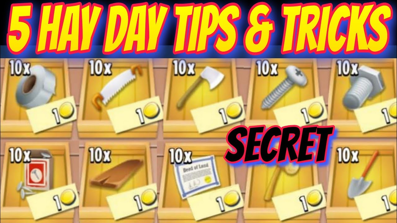 Top 5 Hay Day tips and tricks that you must know in 2024 | No Hay Day ...