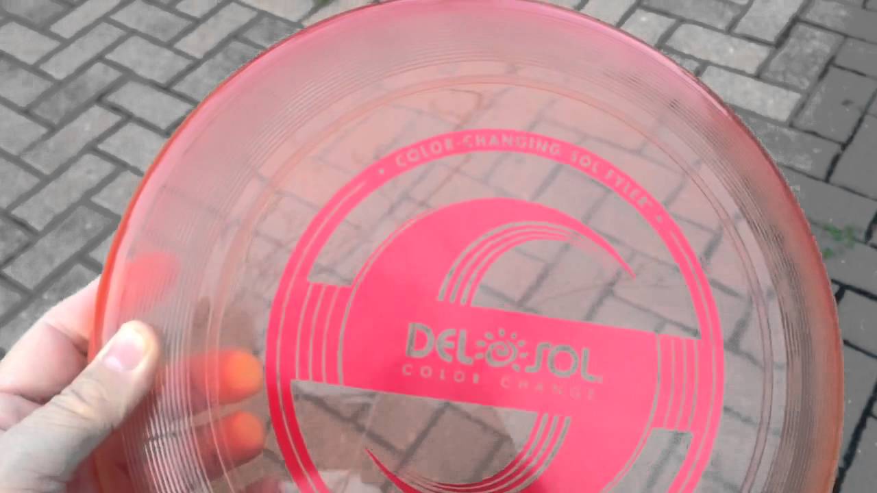 DEL SOL Color Change (Frisbee type) SOL Flyer - YouTube
