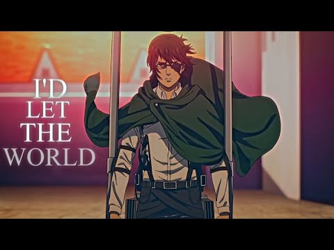 AOT Levi X Hange - Let the world burn [Edit/Amv] - YouTube