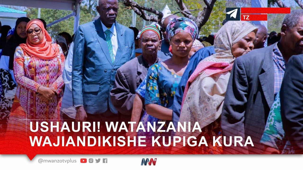 USHAURI! WATANZANIA WAJIANDIKISHE KUPIGA KURA - YouTube