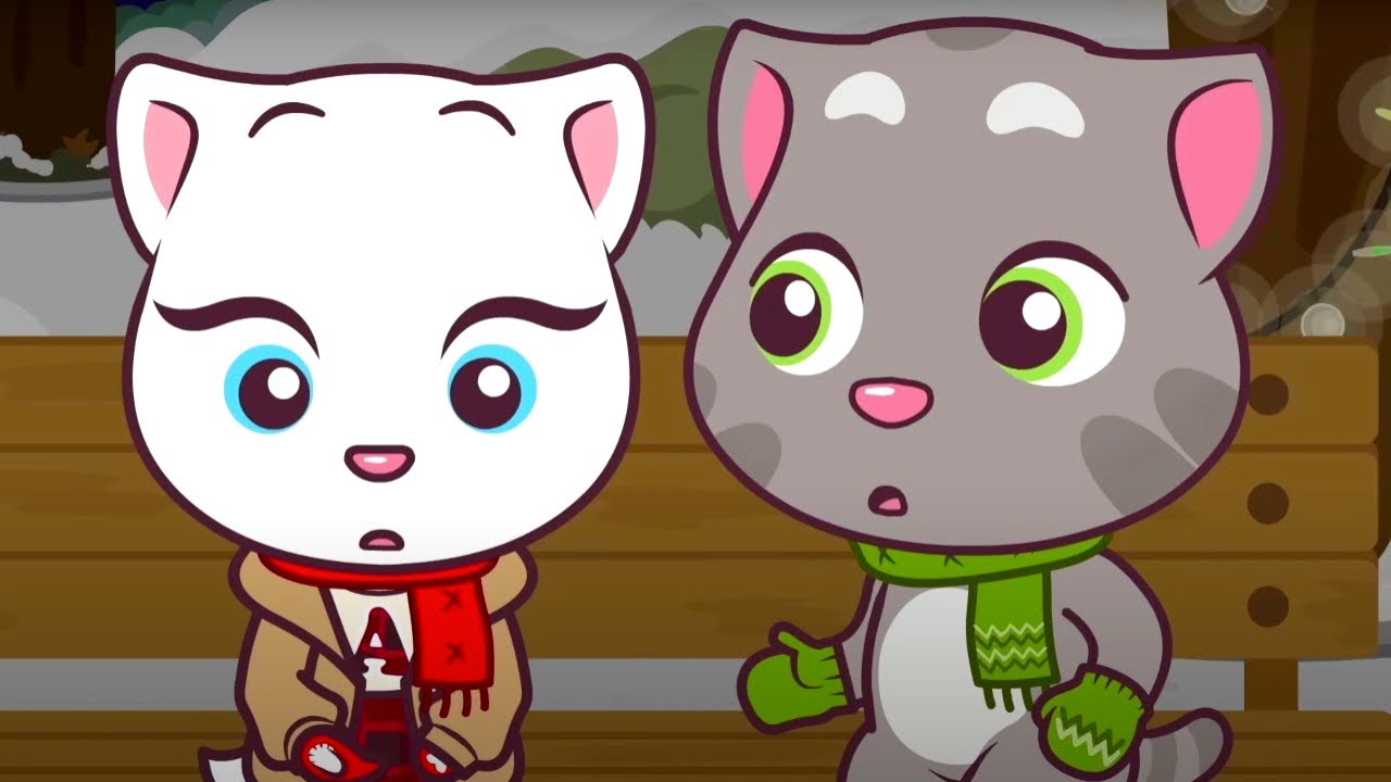 Talking Tom and Friends Minis - A Gift For Angela ⭐ Super Toons for ...