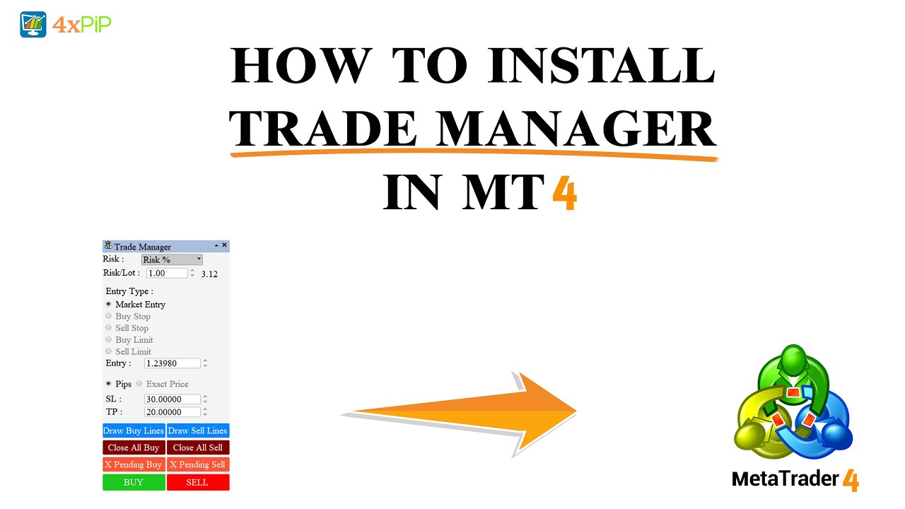 How to Install MT4 Trade Manager - YouTube