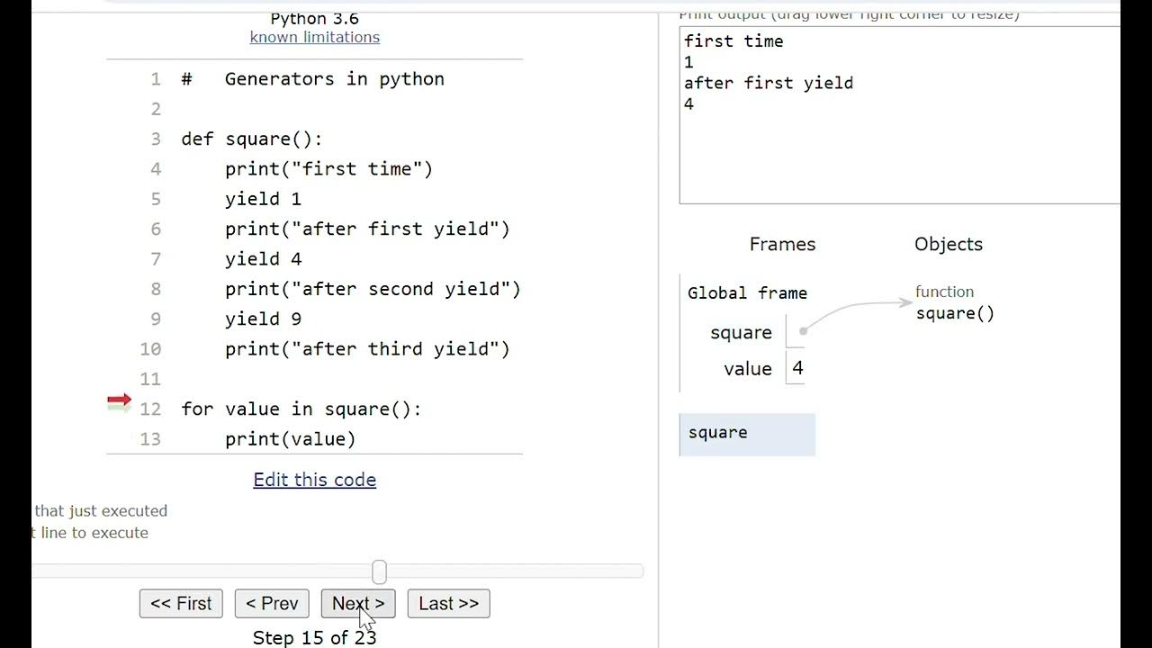 Generators in Python Interview Question - YouTube