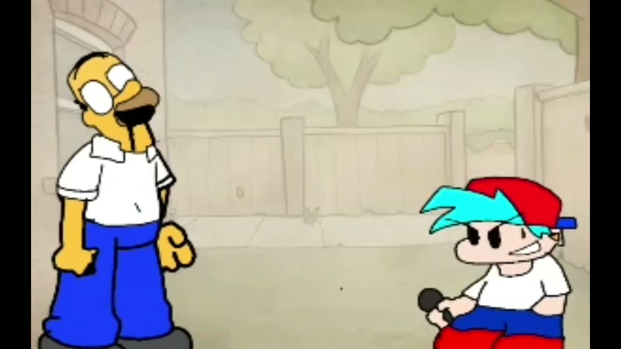 simpson pibby vs BF fnf - YouTube