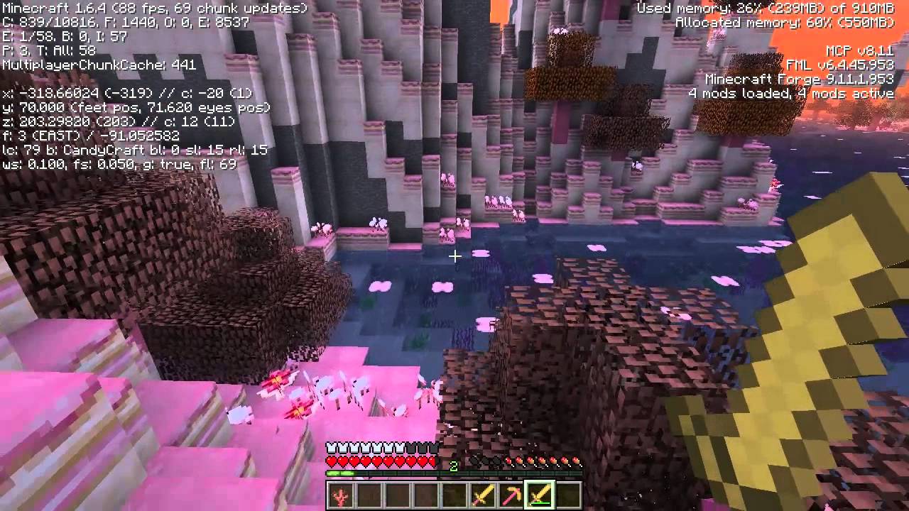 CandyCraft (Minecraft Mod) Episode 5 - Going To The Coords! - YouTube