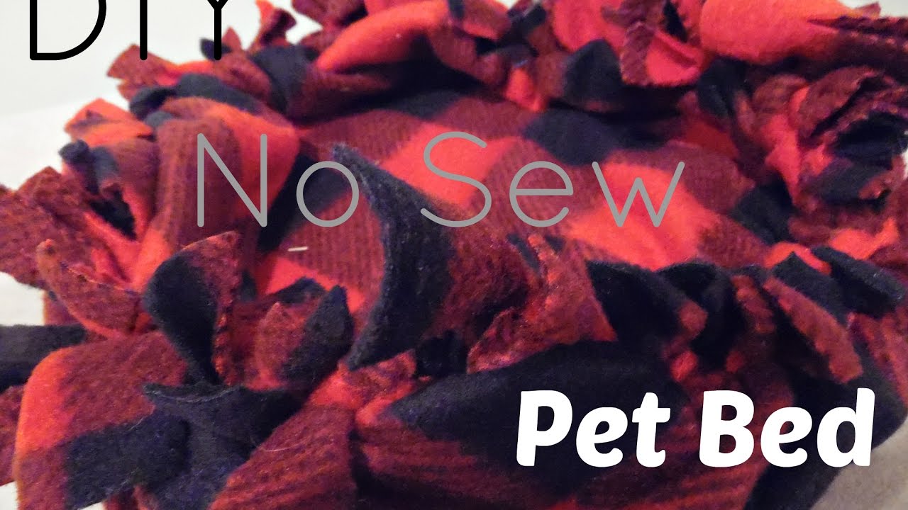 DIY No Sew Rabbit Bed - YouTube