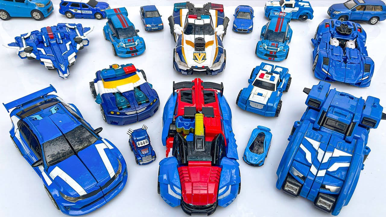 Bộ sưu tập Xe cảnh sát, Bus Tayo, Xe công trình mini - Đồ chơi ...