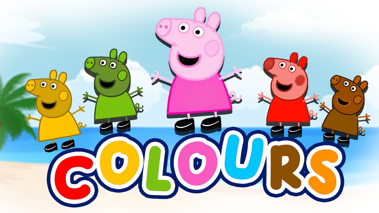 Peppa Colours | Learn Colors | Colors Song for Kids - YouTube