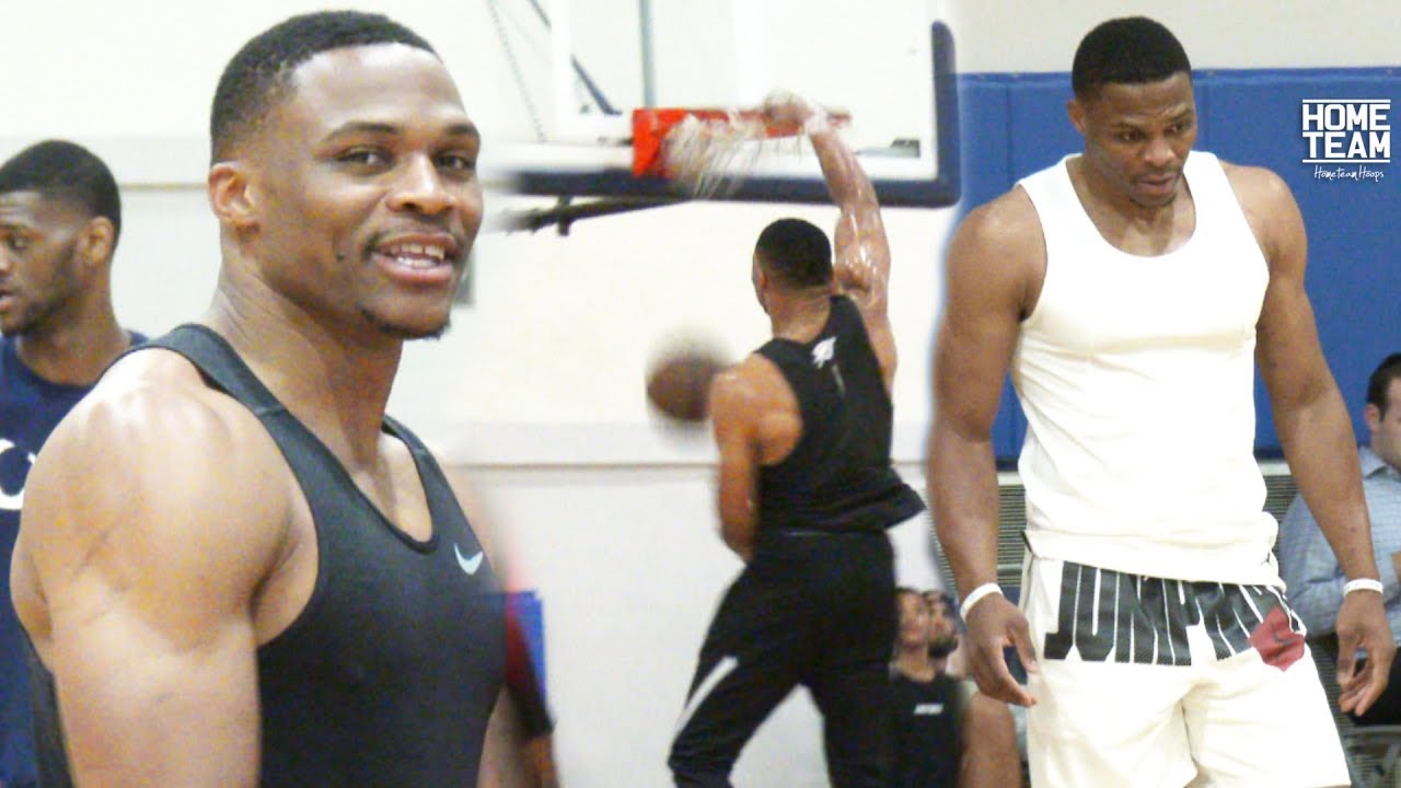 Russell Westbrook Highlights at Rico Hines UCLA Run - YouTube
