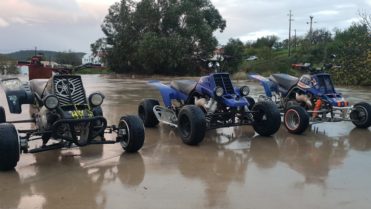 Sick 2 Stroke Yamaha Banshee 350 Ride Crazy Drift & Donuts - !!!Having ...