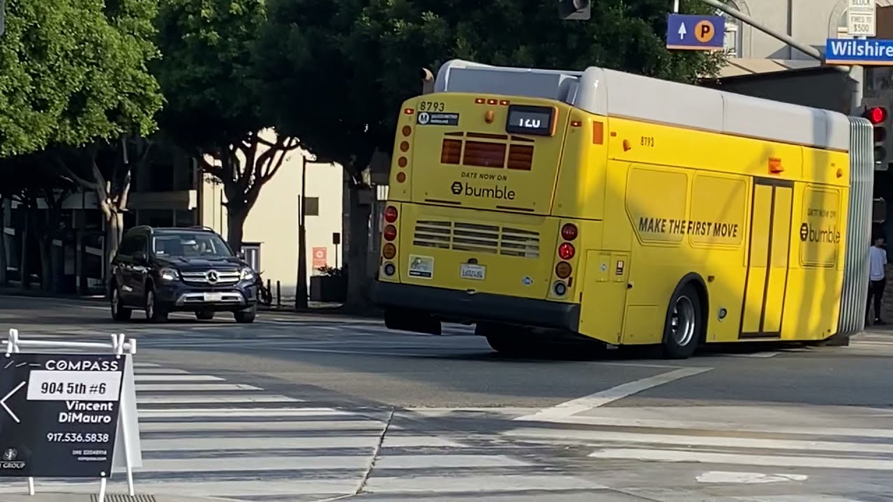Metro Rapid 720 Buses at Santa Monica California. Part 2. - YouTube