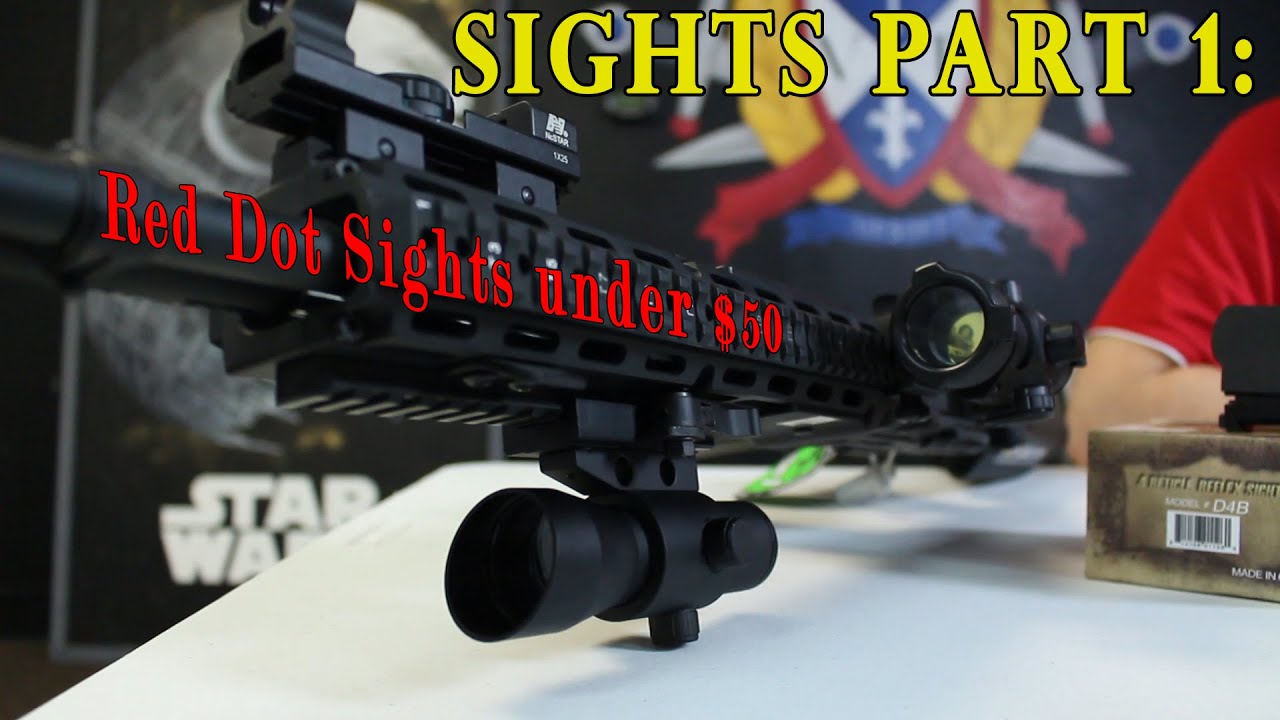 Top 5 Red Dots Under $50 - Sights Part 1 - YouTube