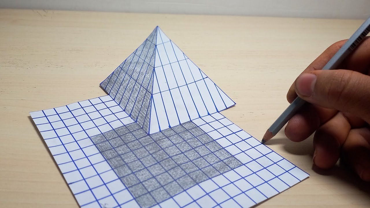 How to Draw 3d impossible shapes on paper - YouTube