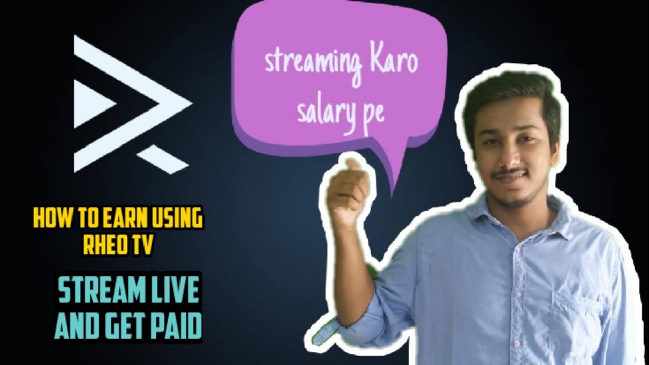 How to start earning from rheo app | Get salary for streaming - YouTube