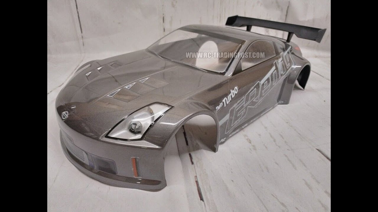 NISSAN 350Z GREDDY Custom Painted RC Car Body 1/10 OnRoad HPI/4Tec2.0 ...