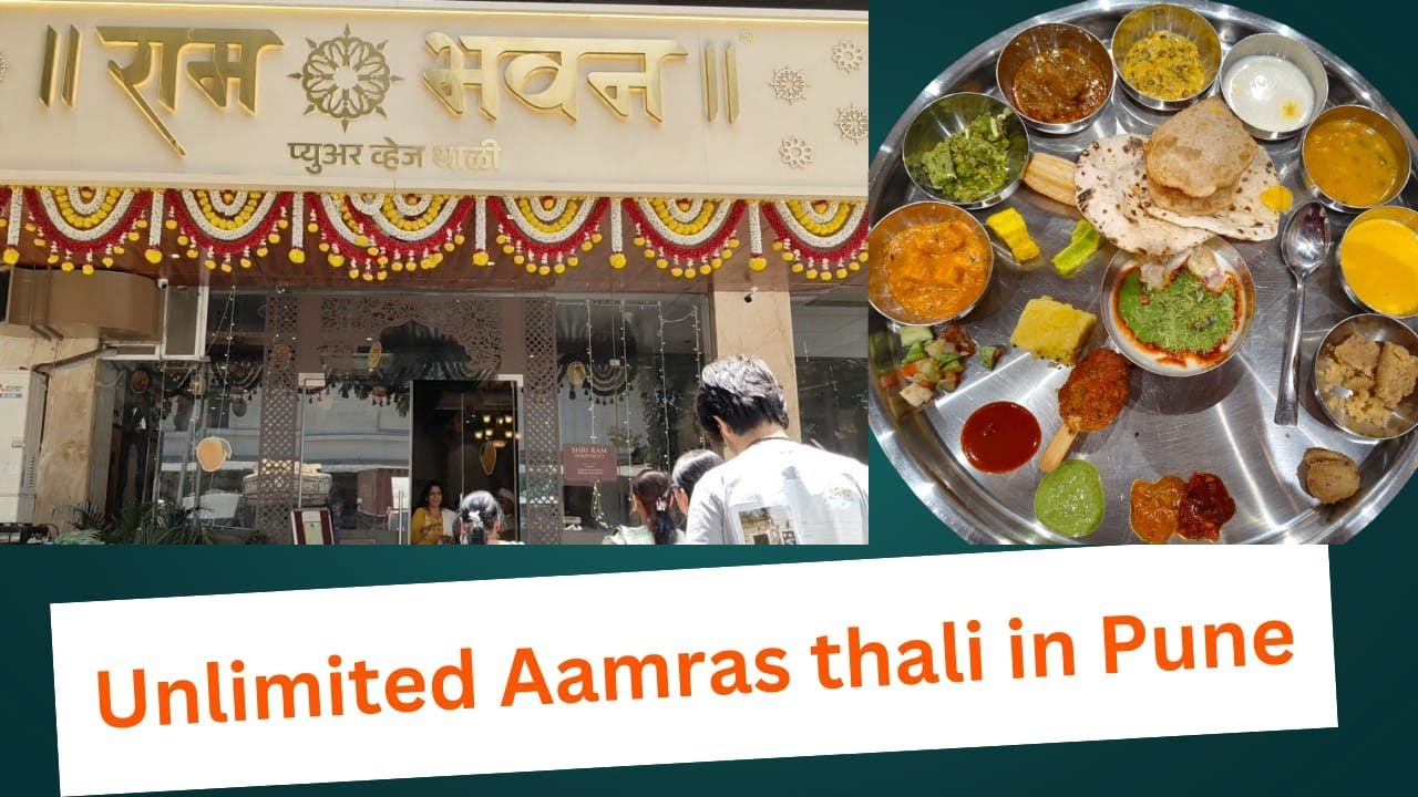 Unlimited Aamras thali in Pune | Unlimited thali | Pune | Pune food ...