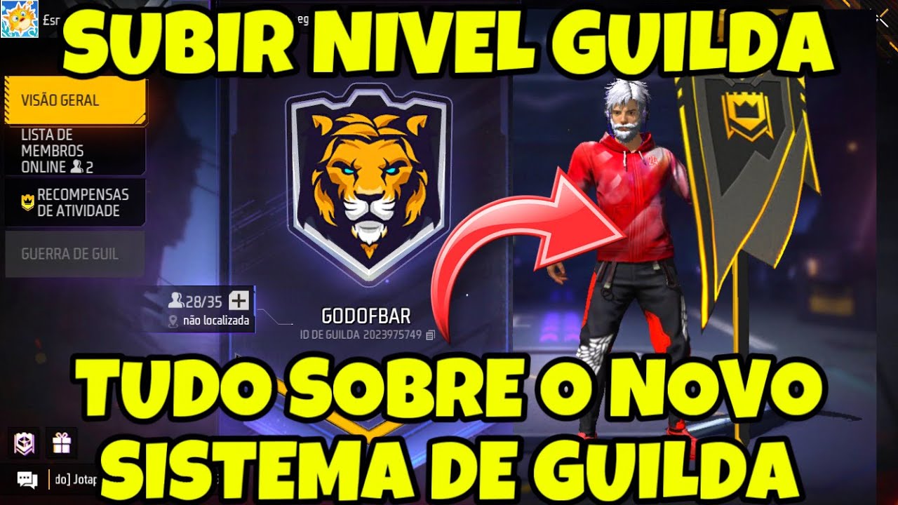 COMO SUBIR O NIVEL DA GUILDA E COMO PEGAR TOKEN DE GUILDA RAPIDO E FACIL NO FREE FIRE - YouTube