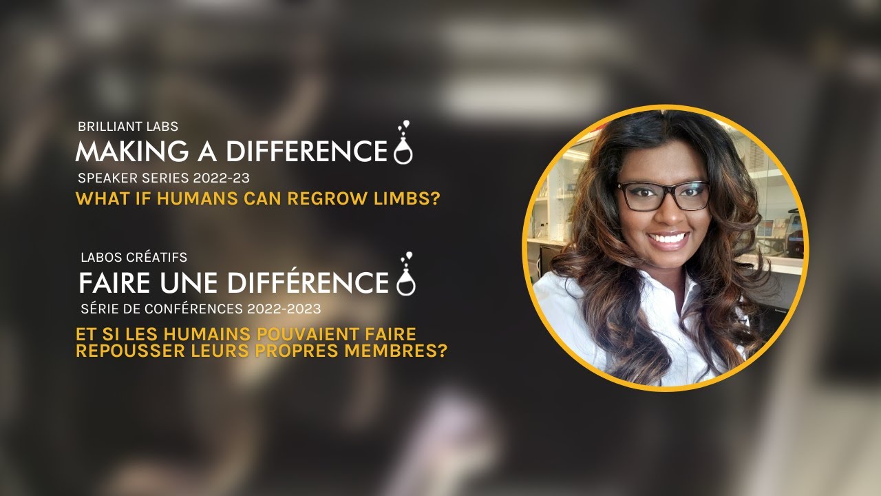 What If Humans Can Regrow Limbs? | Maker A Difference: Speaker Series ...