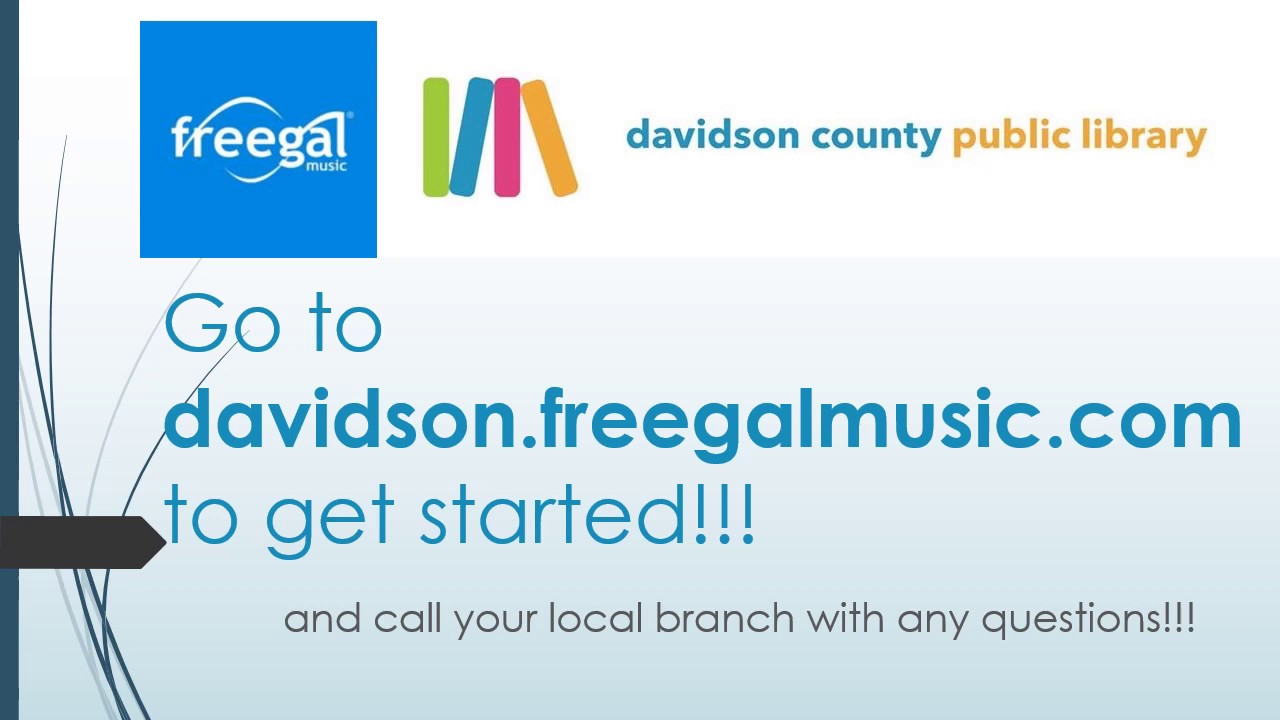Freegal Music - presented by the Davidson County Public Library - YouTube
