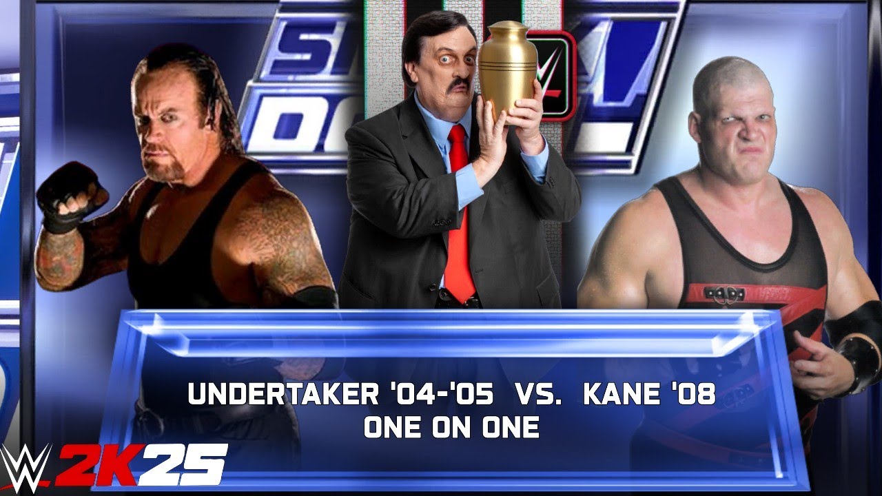 WWE 2k25 - Undertaker '05 vs Kane '08: Special Guest Referee Paul ...