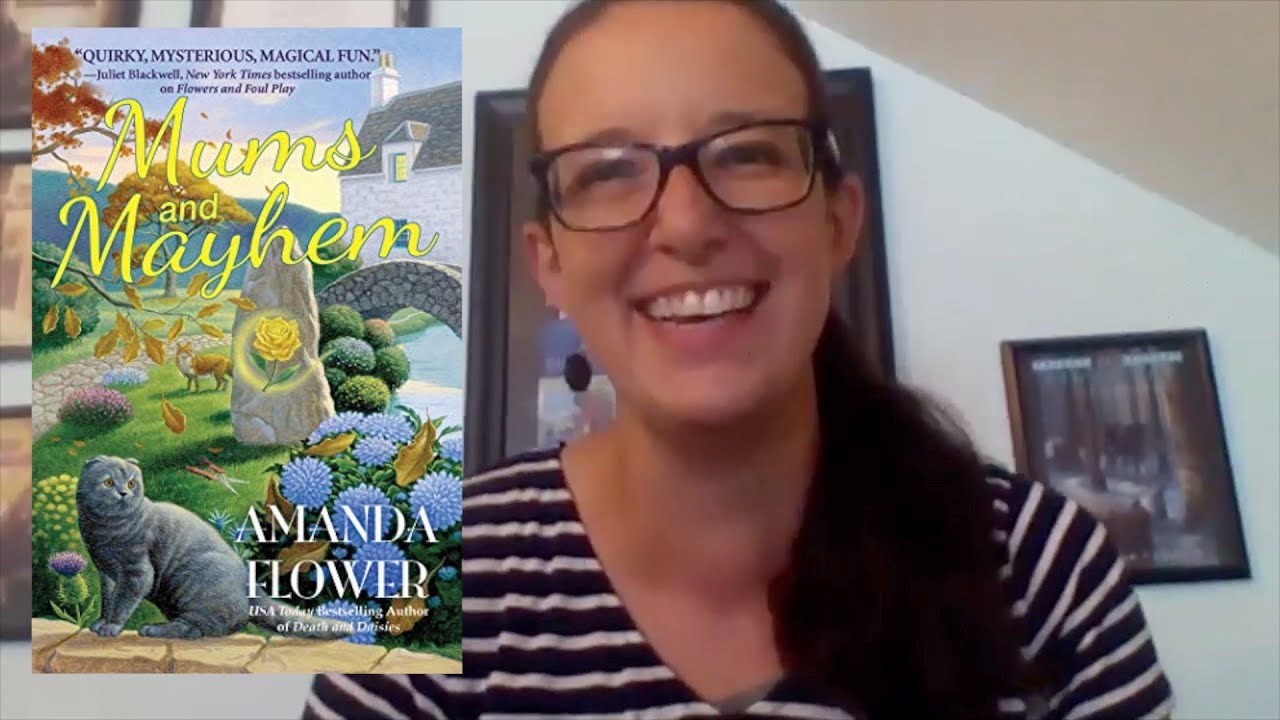 Mystery author Amanda Flower on magic gardens and Amish murder - YouTube