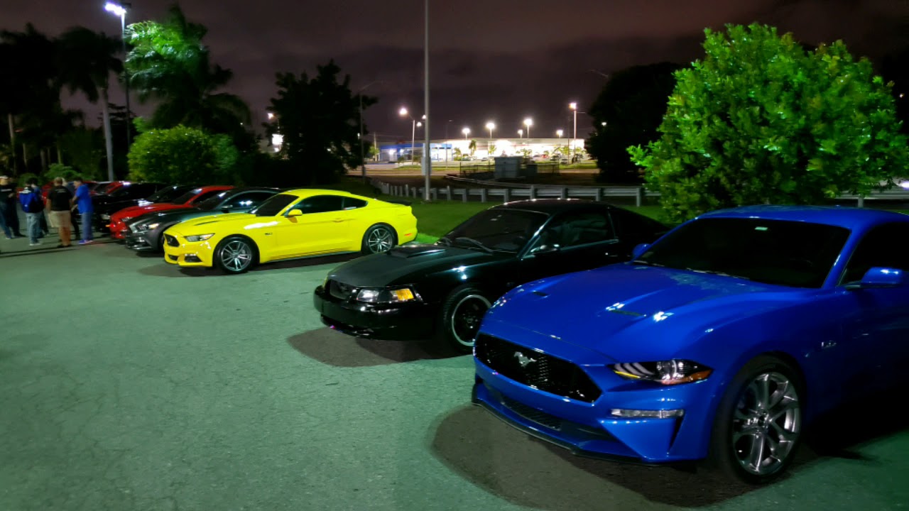 Mustang car meet # 1 Puerto Rico - YouTube