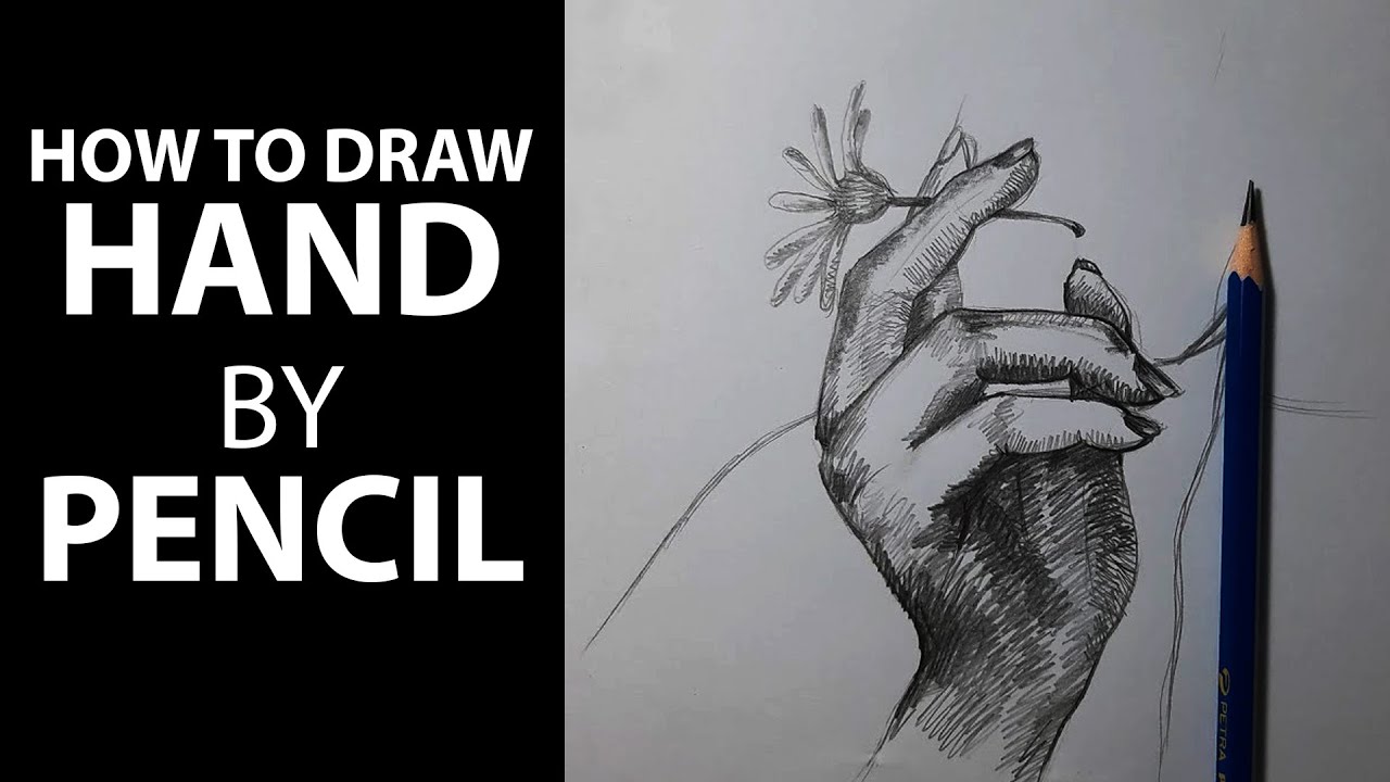 Hand drawing sketch by pencil step by step | how to draw | pencil ...