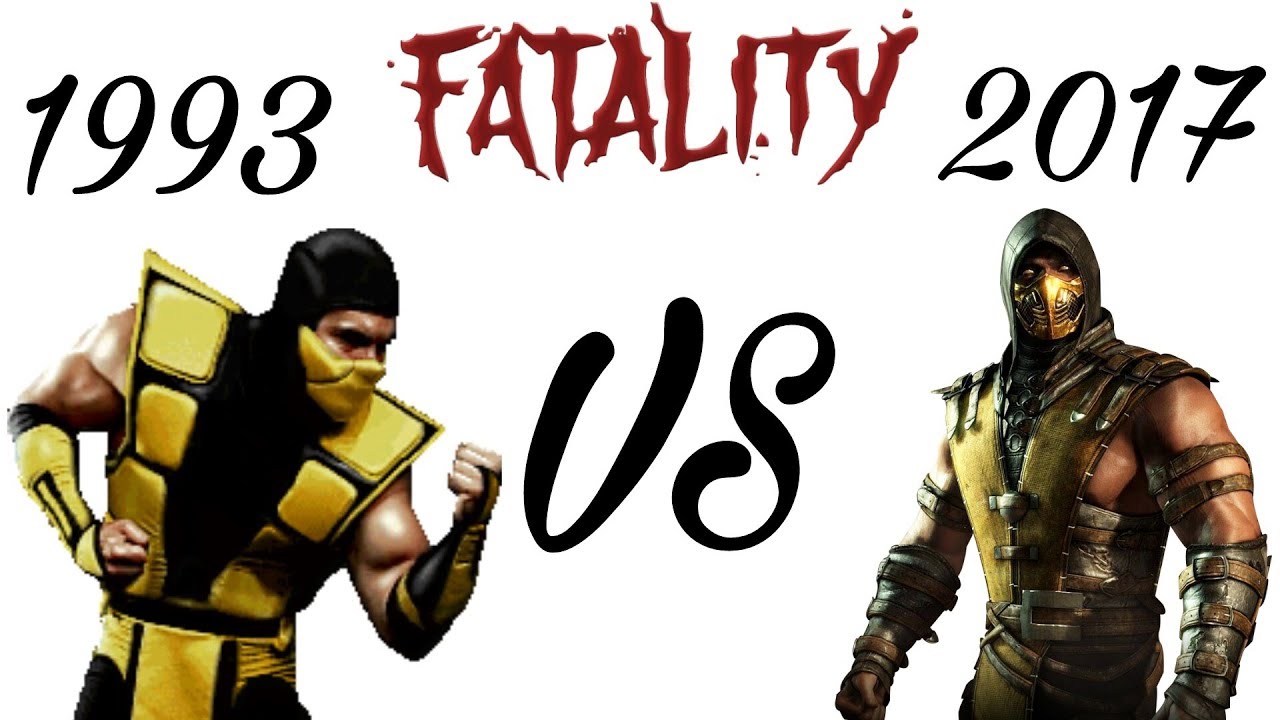 Fatality scorpion 1993 vs 2017 - YouTube