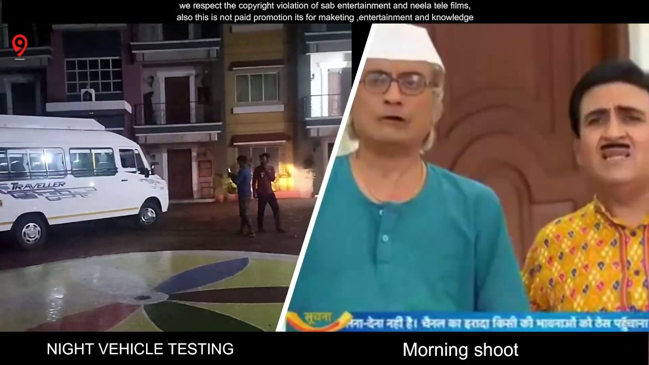 ROUTE9 TRAVEL | vehicle for palak sidwani entry TMKOC - YouTube