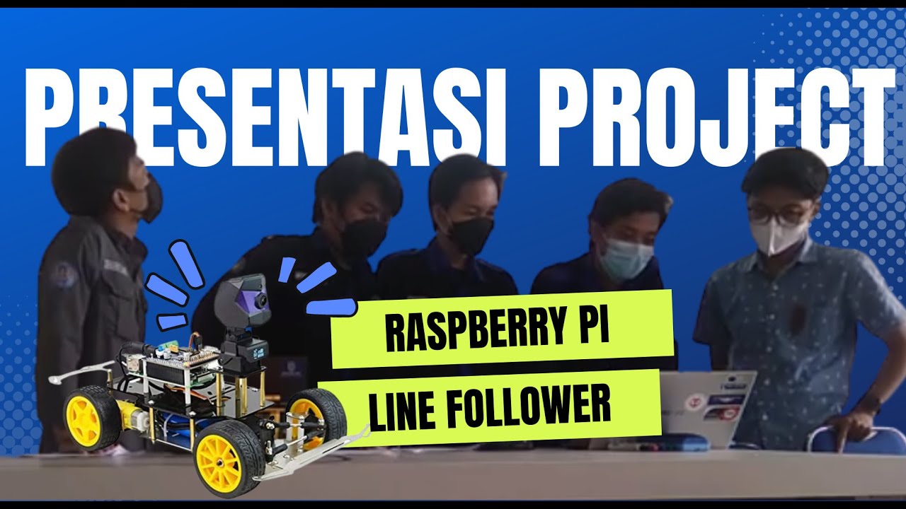 Presentasi uji line follower base image dengan rasberrypi - YouTube