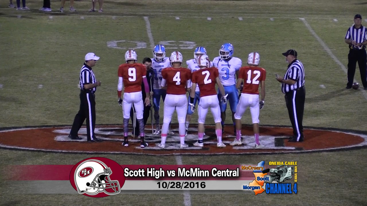 Highlander Football - 10/28/2016 - Scott High vs. McMinn Central - YouTube
