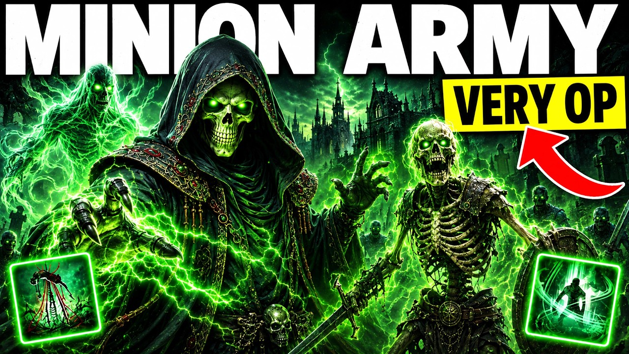 THIS EXPLODE MINION ARMY BUILD IS VERY OP IN 0.5! POE 2 Witch Build 0.5 ...