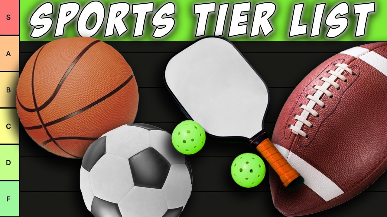 The Ultimate Sports Tier List | Tier Talk - YouTube