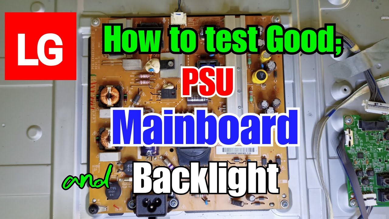 RTech || LG PSU, Backlight inverter Self Test, How to Force On #38 ...