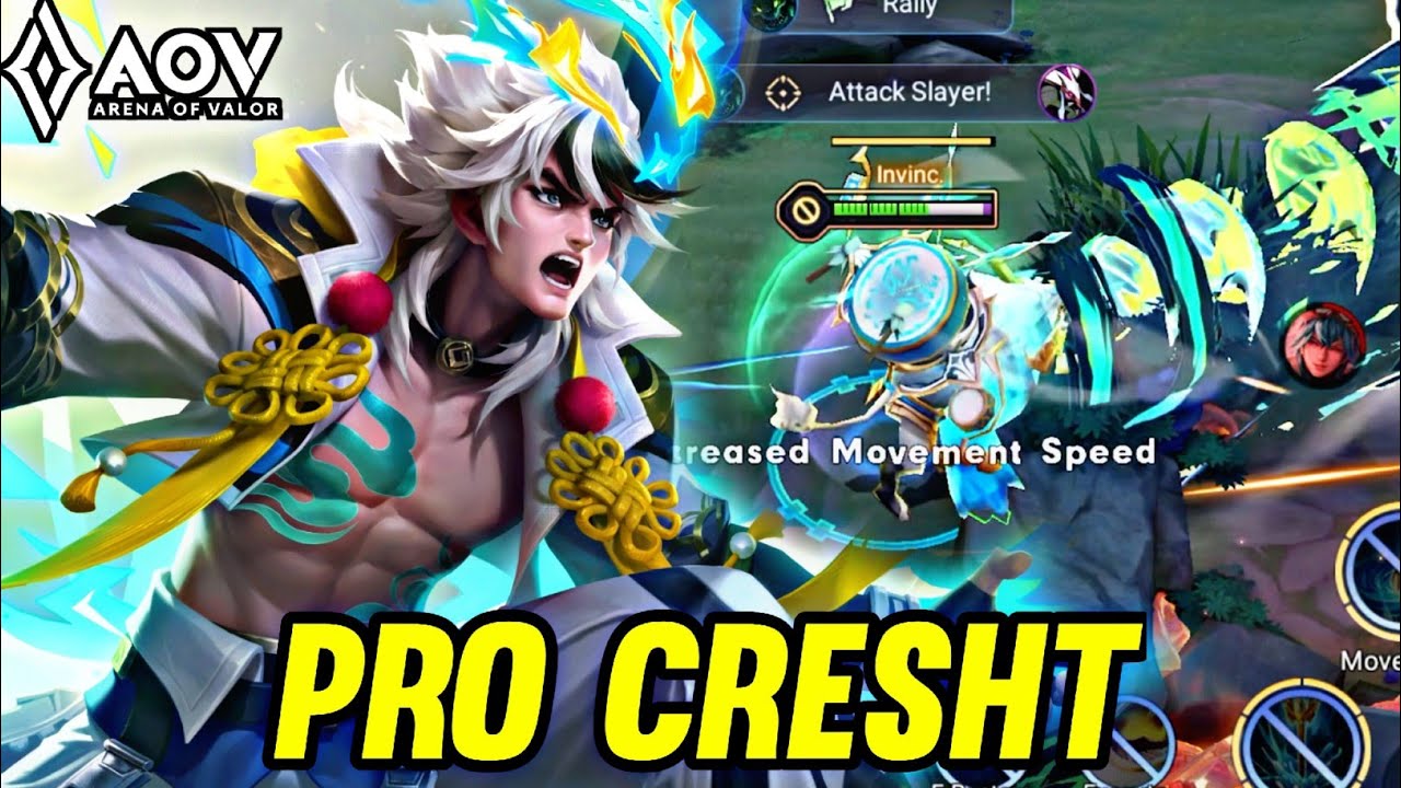 AOV : CRESHT GAMEPLAY | PRO CRESHT - ARENA OF VALOR LIÊNQUÂNMOBILE ROV ...