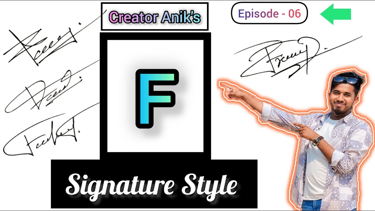 F Signature style | How to make a Signature F | F Signature Ideas ...