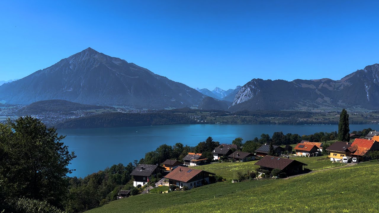 Walking the Sigriswil Panoramic Bridge - Switzerland - 4K Binaural ...