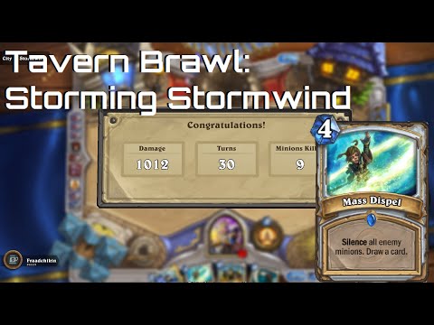 EASY 1000+ DAMAGE for Tavern Brawl: Storming Stormwind | (Hearthstone ...
