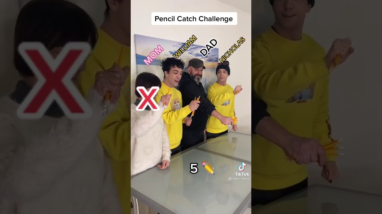 pencil catch challenge - YouTube