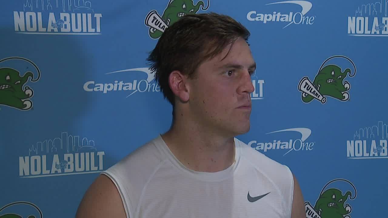 WATCH: Jake Retzlaff recaps second fall scrimmage, getting settled in ...